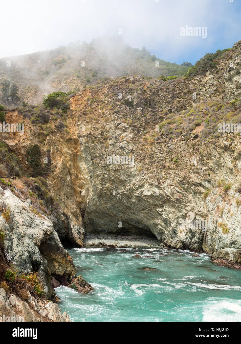 Partington Cove trail bay turquoise waters Stock Photo - Alamy