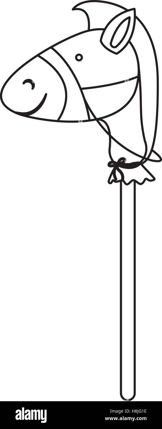Stick Horse Drawing