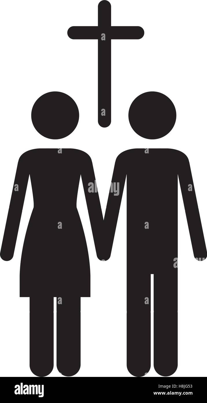 Catholic family Stock Vector Images - Alamy