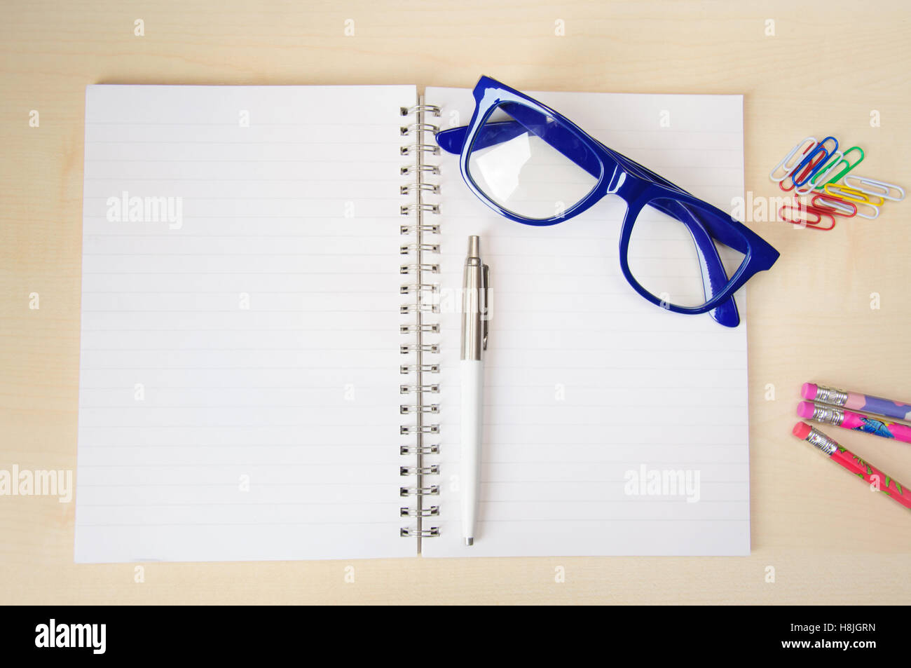 Notebook paper school hi-res stock photography and images - Alamy