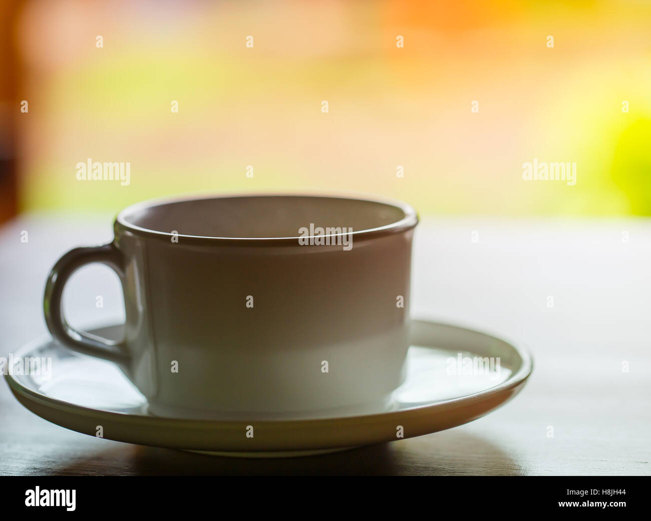 Coffee cup in coffee shop Stock Photo - Alamy