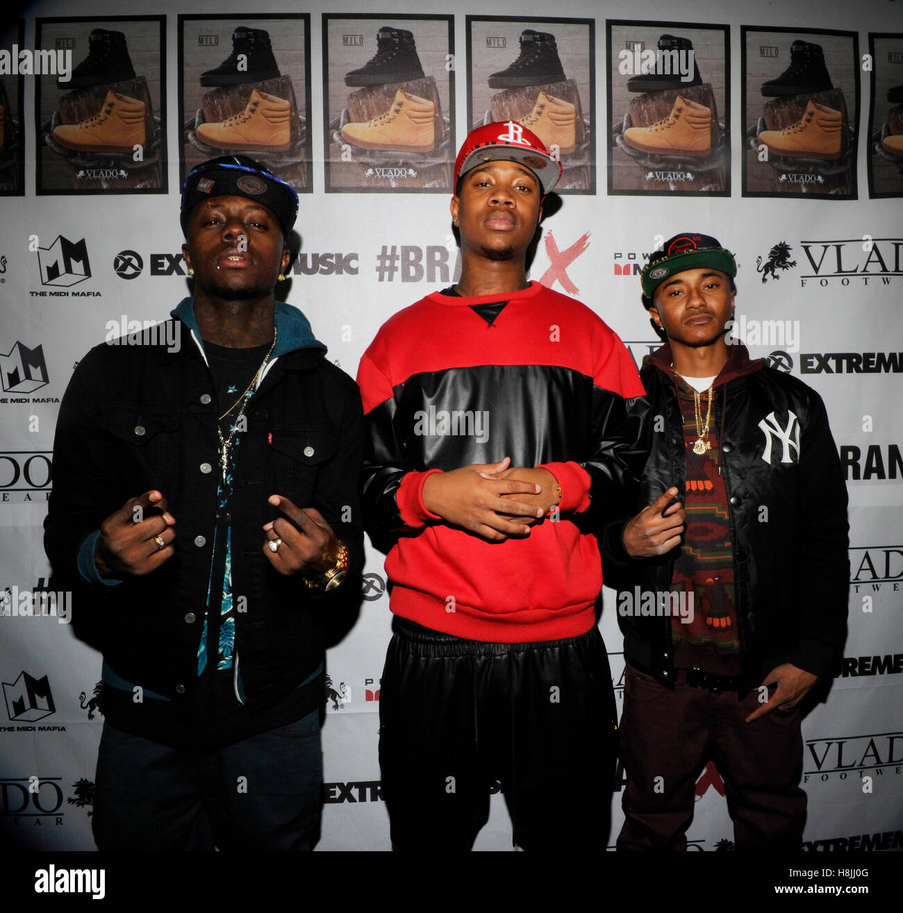 Cali Swag District attends the Brand X Launch at the El Rey Theatre on ...