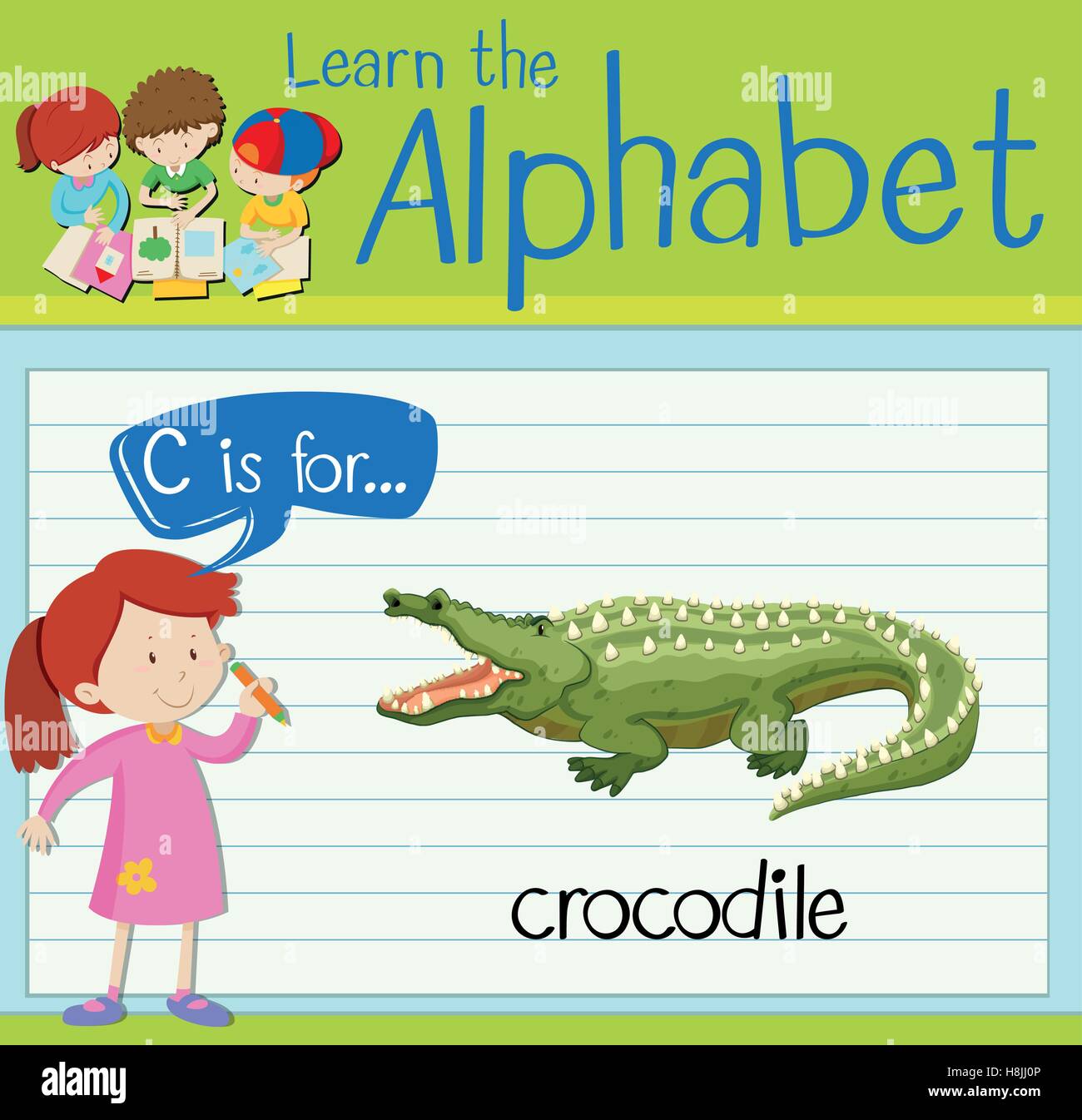 C is for crocodile hi-res stock photography and images - Alamy