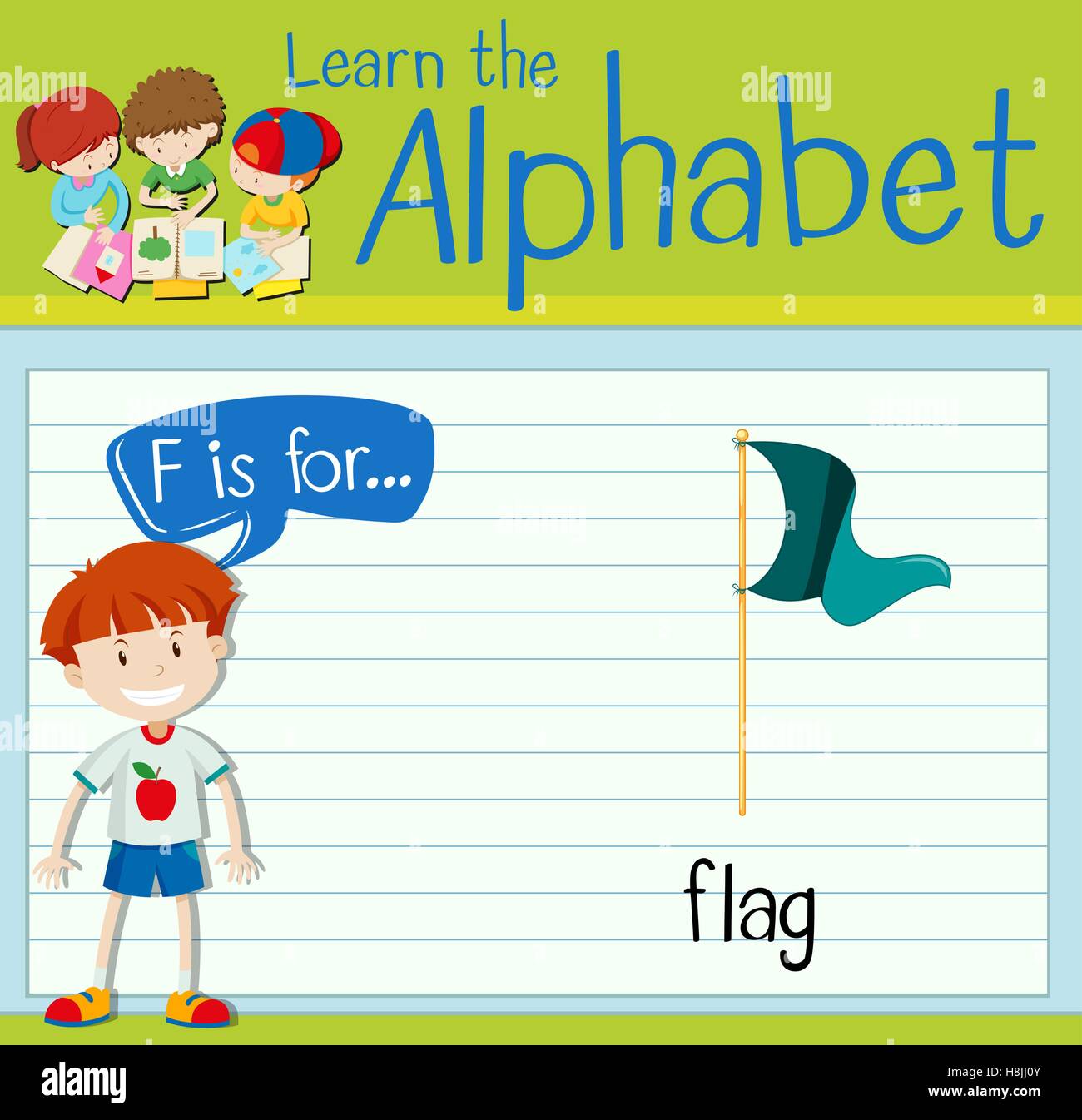 Green flag school Stock Vector Images - Alamy