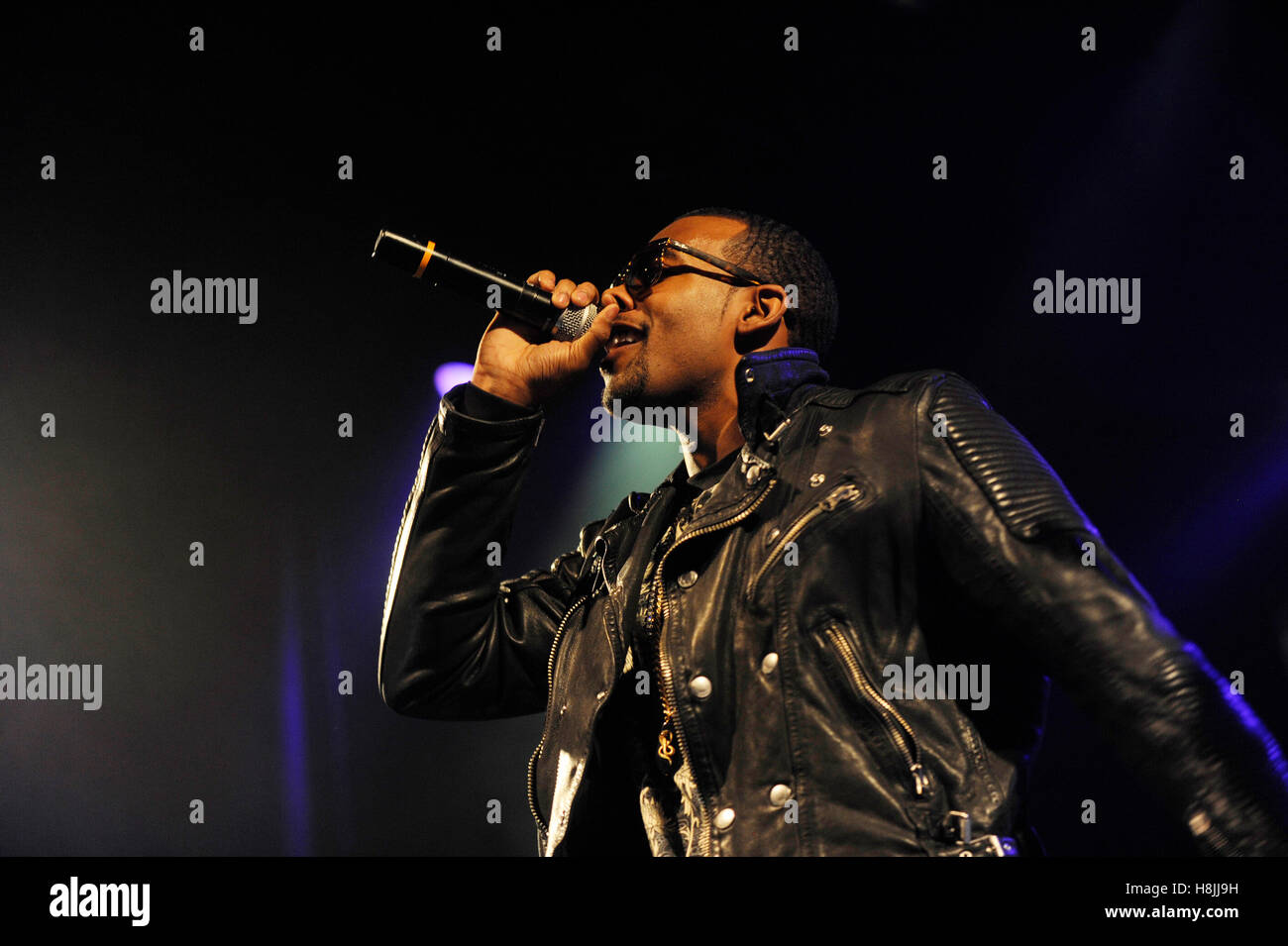 Singer Mario performs at the Brand X launch at the El Rey Theatre on ...