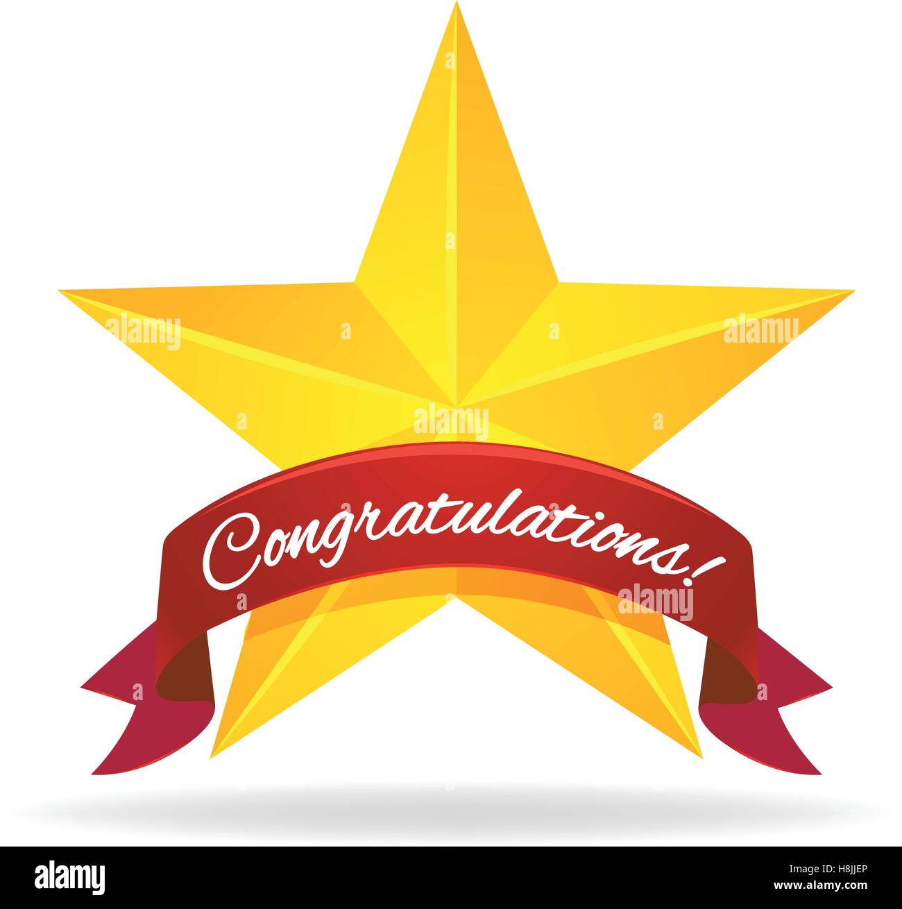 Label design with star and ribbon illustration Stock Vector Image & Art ...