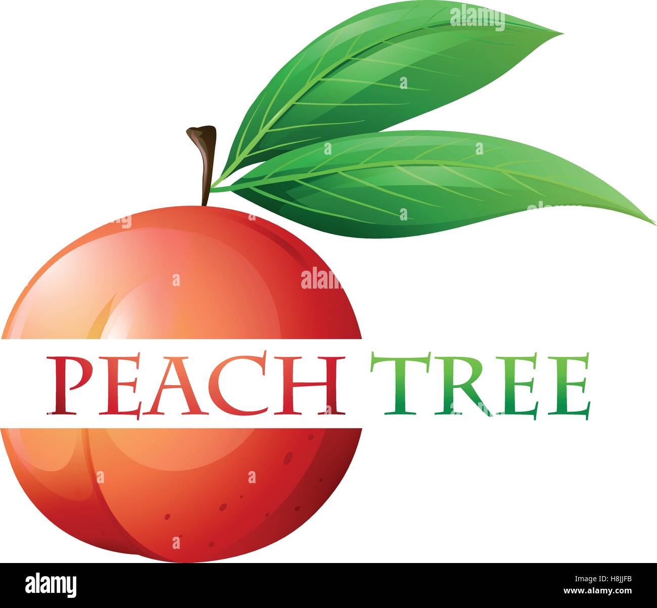 Peach Tree Logo