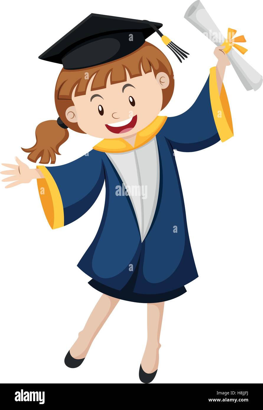 Blue graduation Stock Vector Images - Alamy