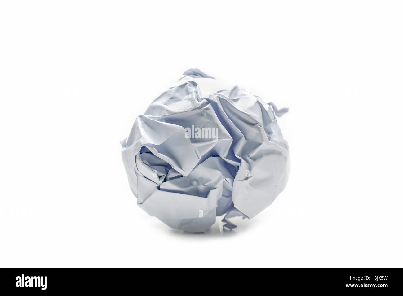 Crumpling A Sheet Of Paper