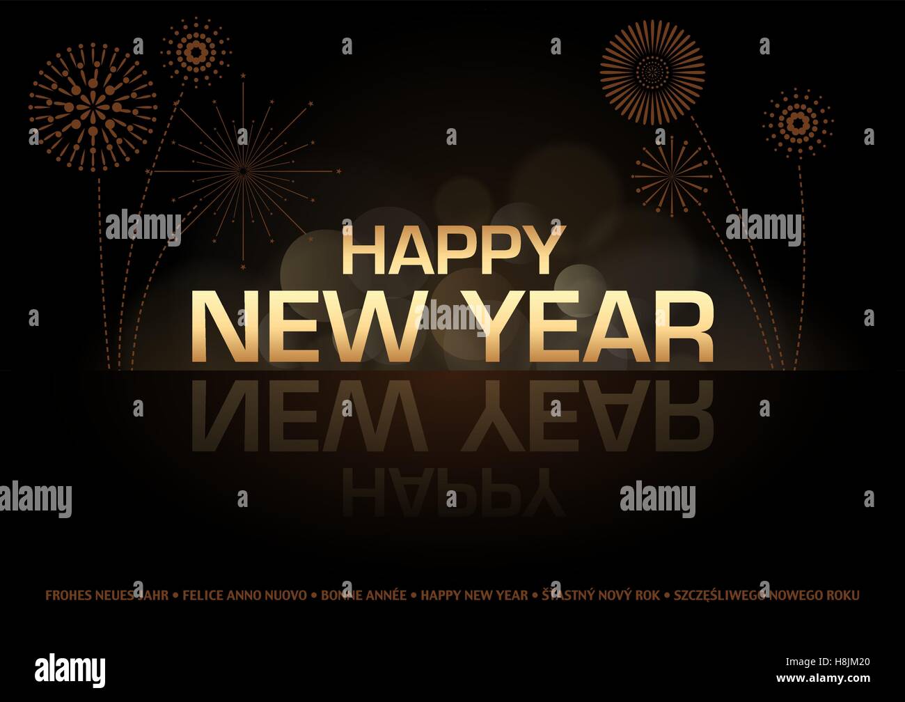 Image new year greetings Stock Vector Images - Alamy