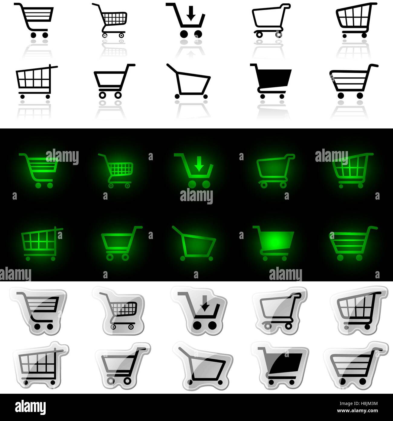 Shopping Cart Sign Stock Vector Image & Art - Alamy