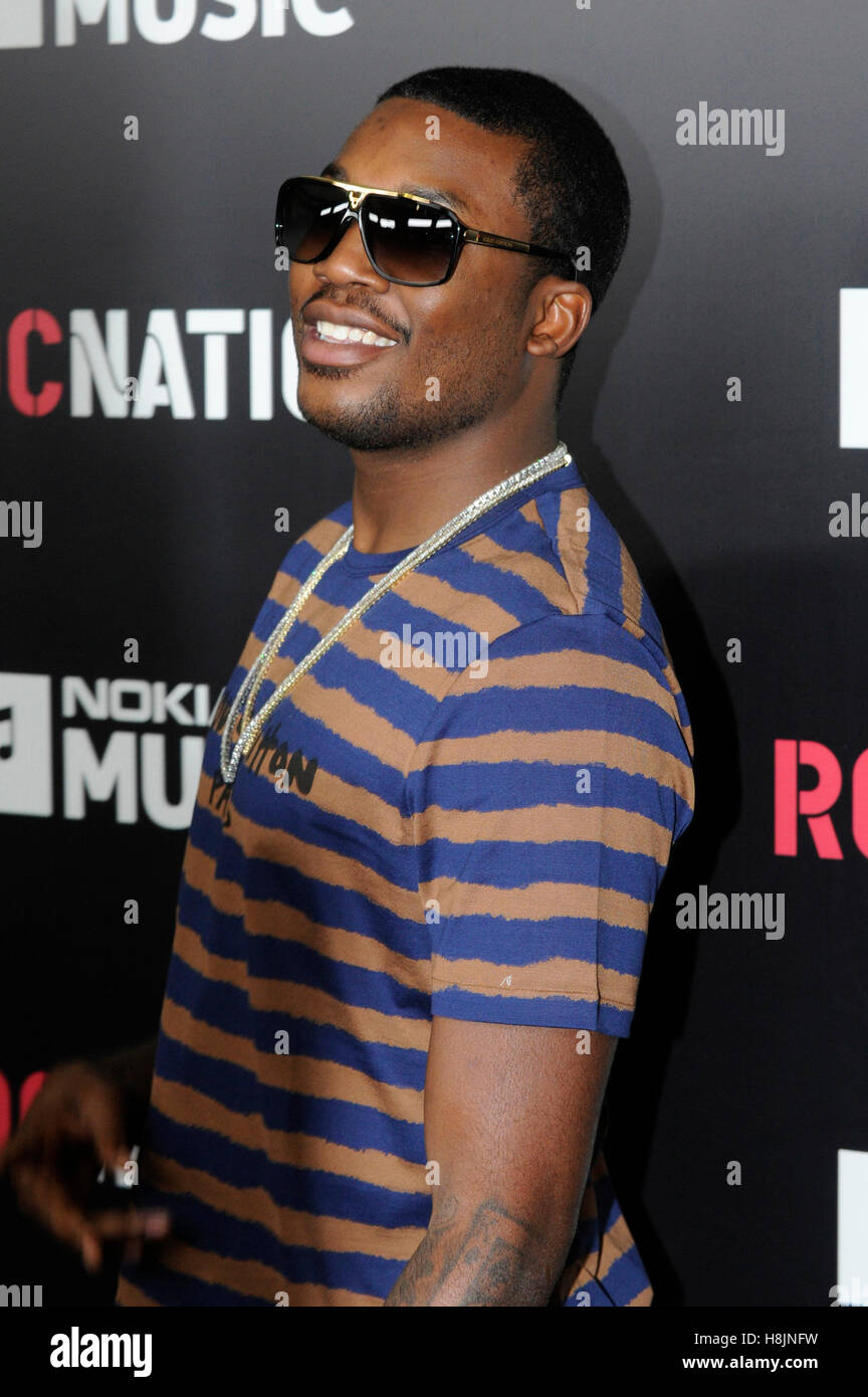 Meek Mill arrives at Roc Nation Pre-GRAMMY brunch at Soho House on ...