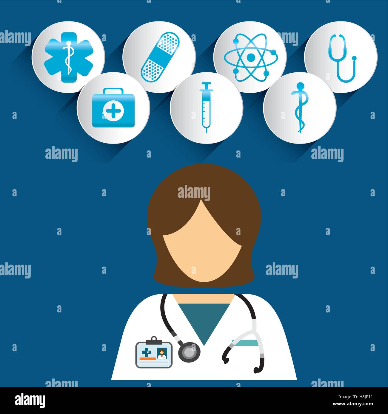 Doctor medical service Stock Vector Image & Art - Alamy