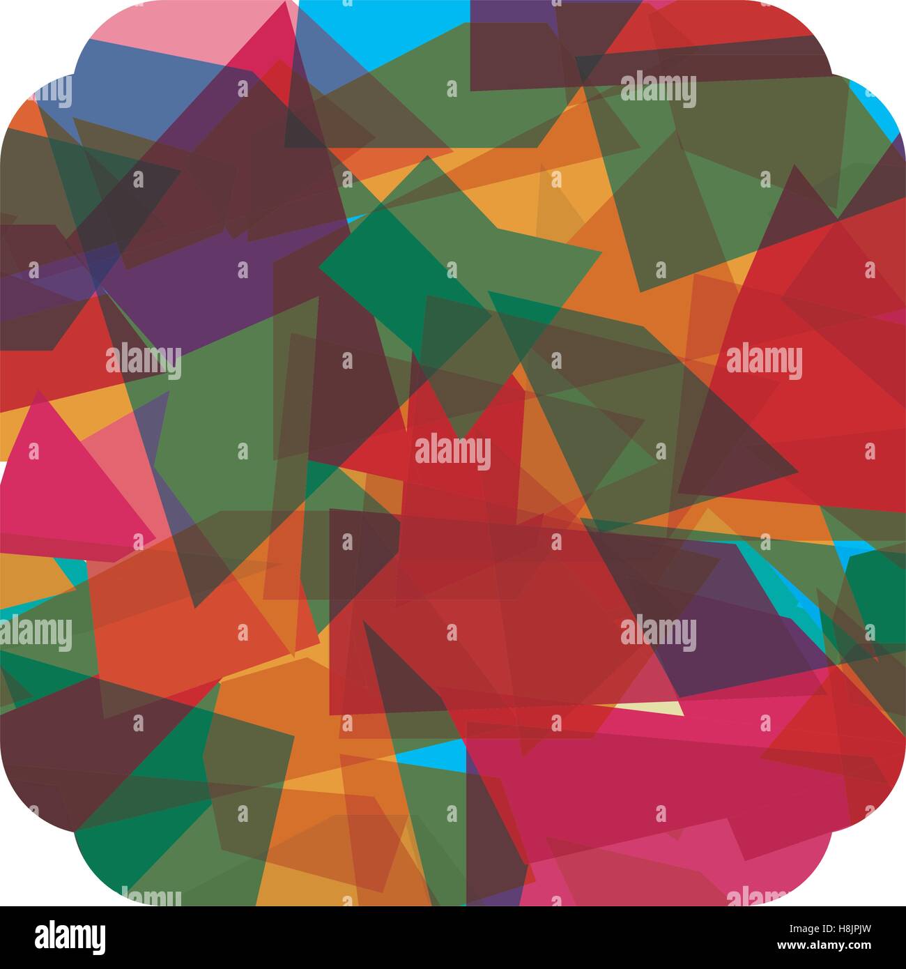 Polygonal figure icon. Geometric polygon and triangle theme. Vector ...