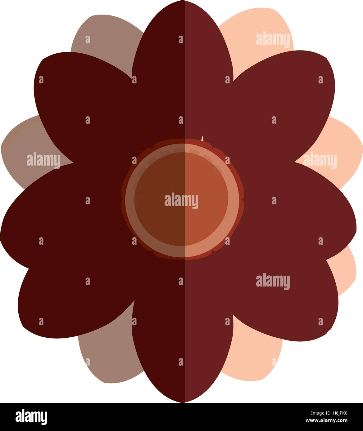Singular flower bloom Stock Vector Images - Alamy