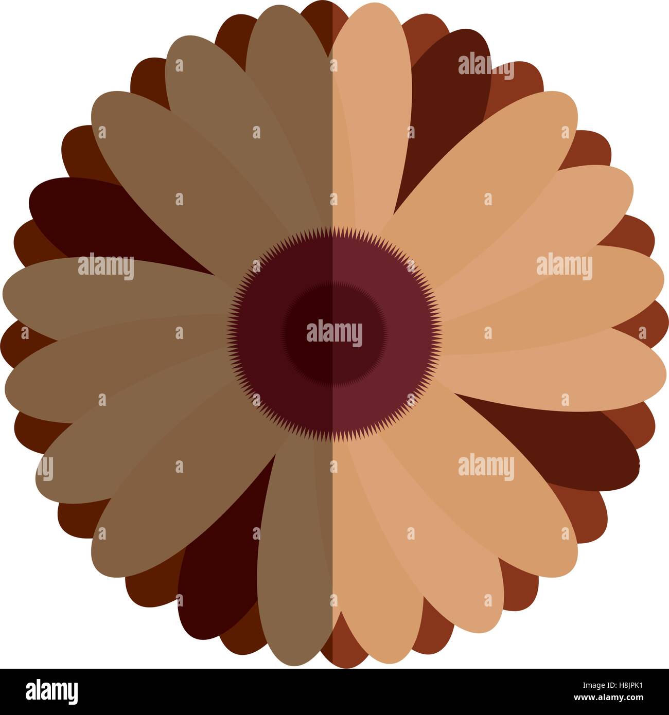 Singular flower bloom Stock Vector Images - Alamy