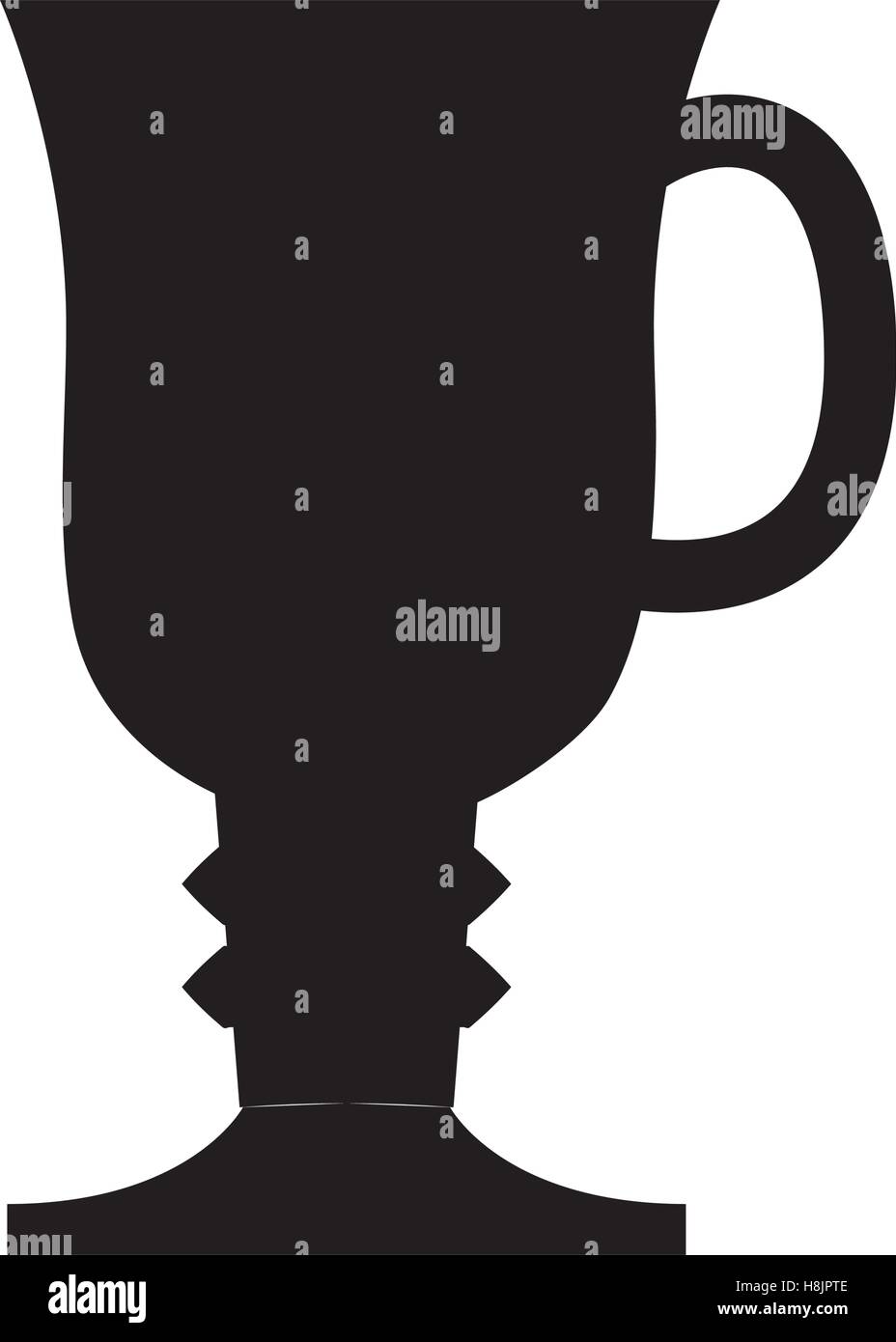 decorative cup silhouette Stock Vector Image & Art - Alamy