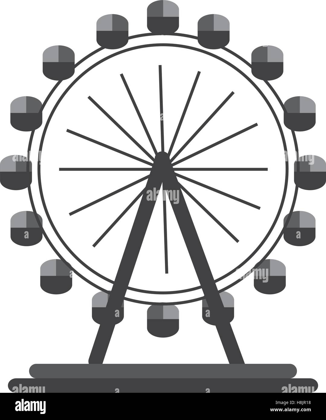 London eye wheel Stock Vector Image & Art - Alamy