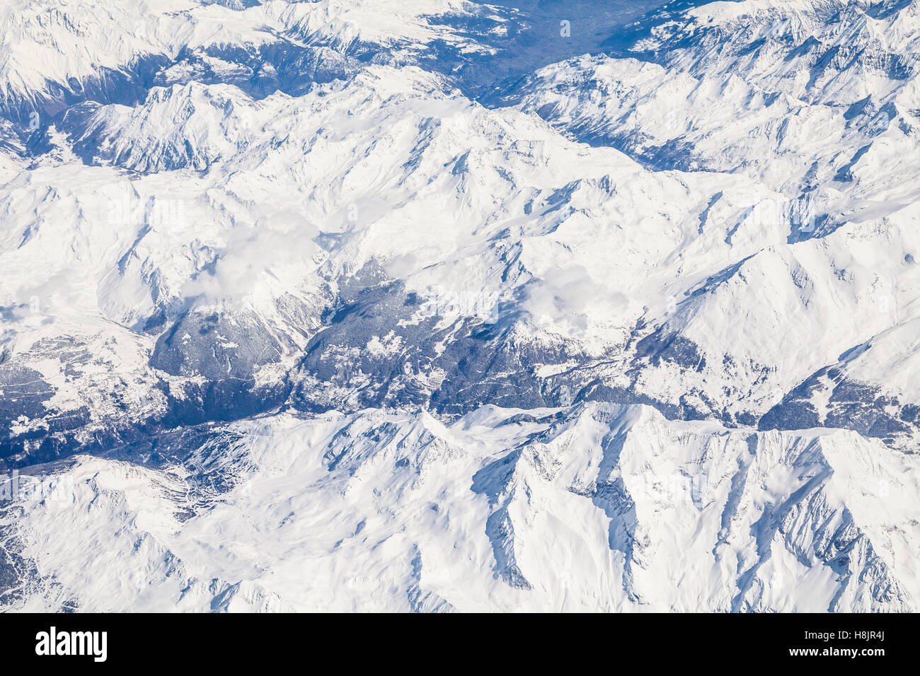 The mountainous relief of The Alps Stock Photo - Alamy