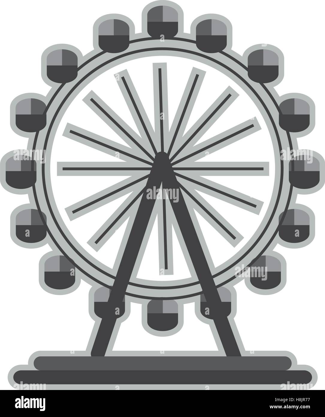 London eye wheel Stock Vector Image & Art - Alamy