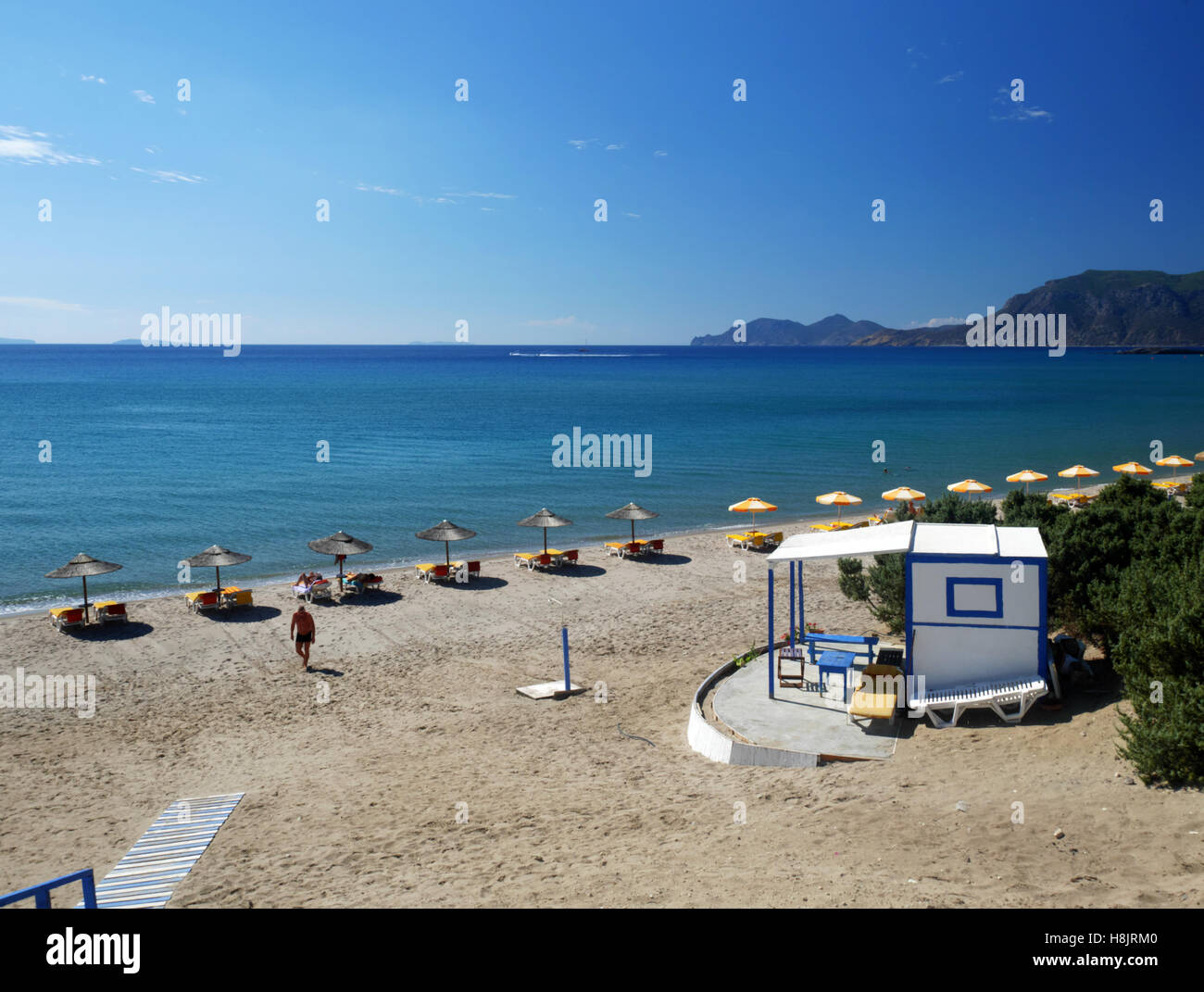 Lagada beach, Kefalos, Kos, Greece. Also known as Banana beach Stock ...
