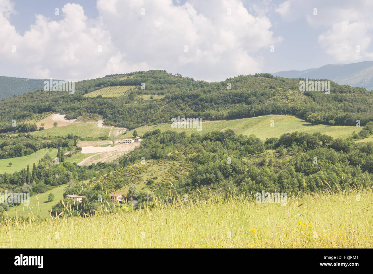 The Monti Sibilini National Park in Umbria, Italy Stock Photo - Alamy