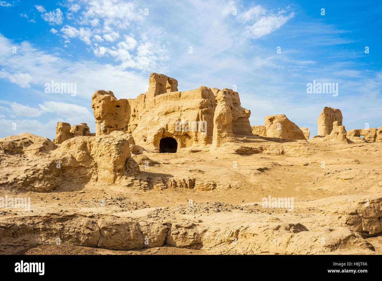 Jiaohe Ancient Ruins, Turpan, Xinjiang province, China Stock Photo - Alamy