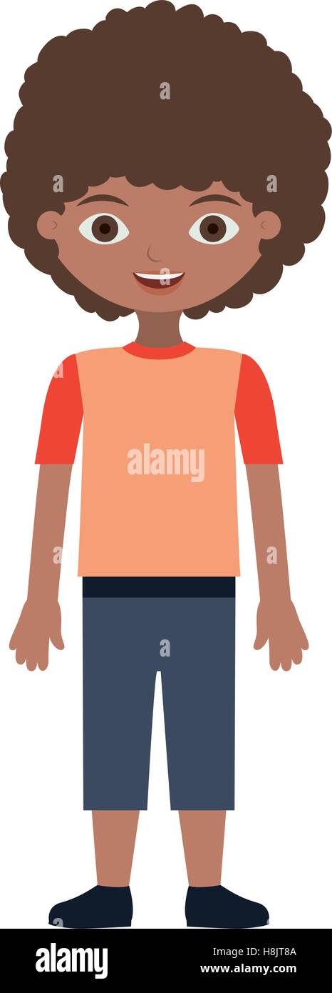 Boy cartoon icon. Kid childhood little people and person theme ...
