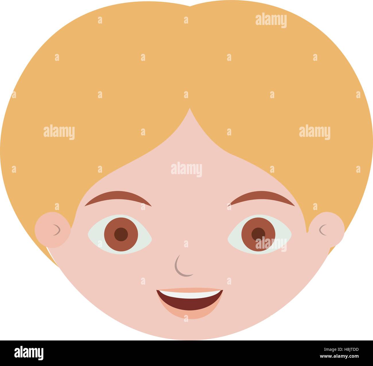 Boy cartoon icon. Kid childhood little people and person theme ...