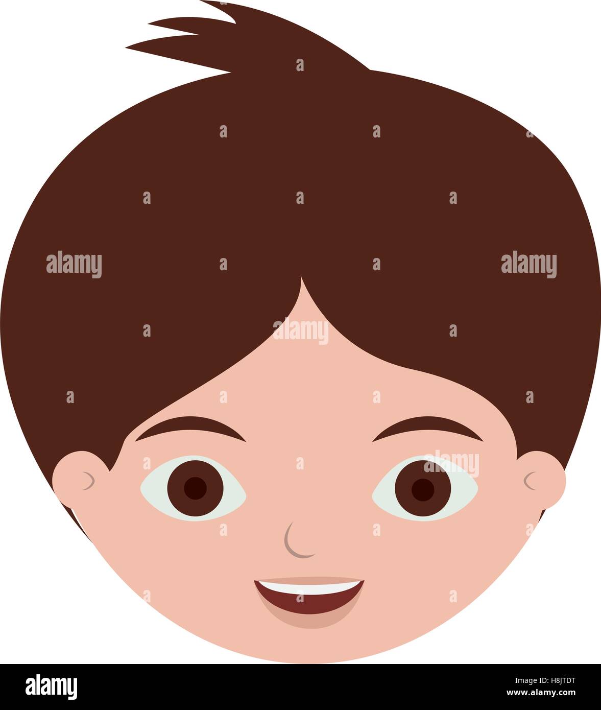Boy cartoon icon. Kid childhood little people and person theme ...