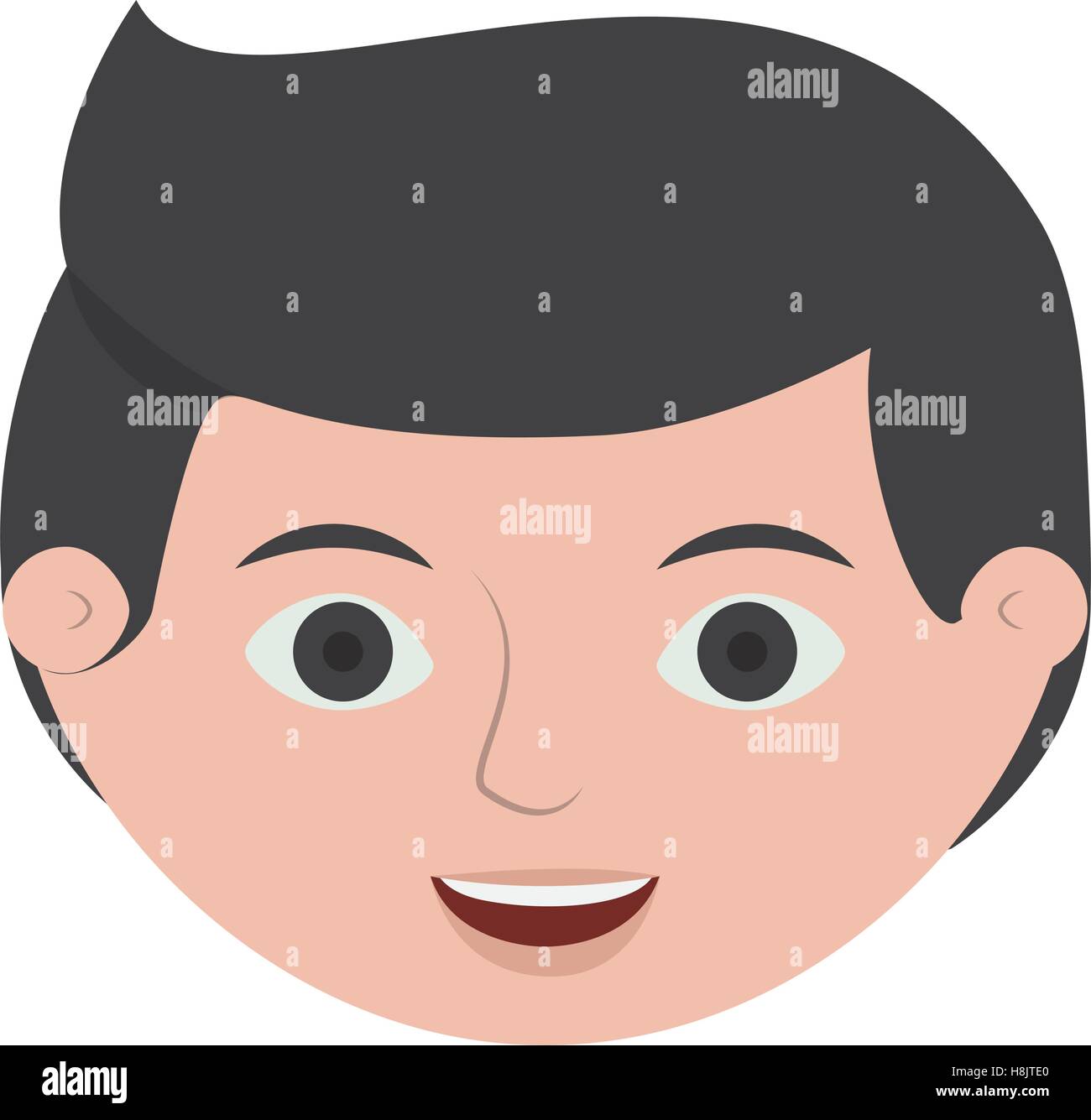Boy cartoon icon. Kid childhood little people and person theme ...