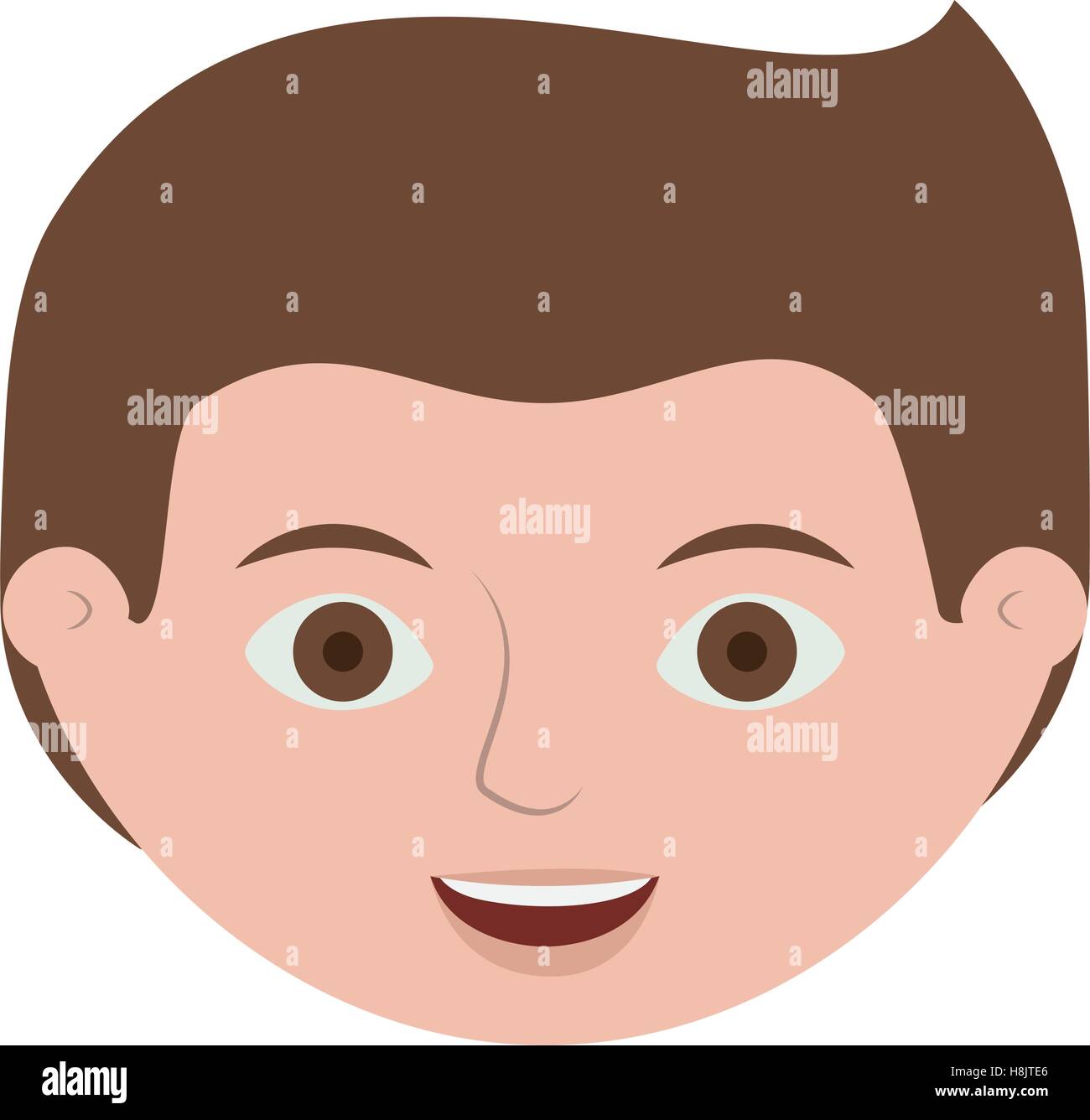 Boy cartoon icon. Kid childhood little people and person theme ...