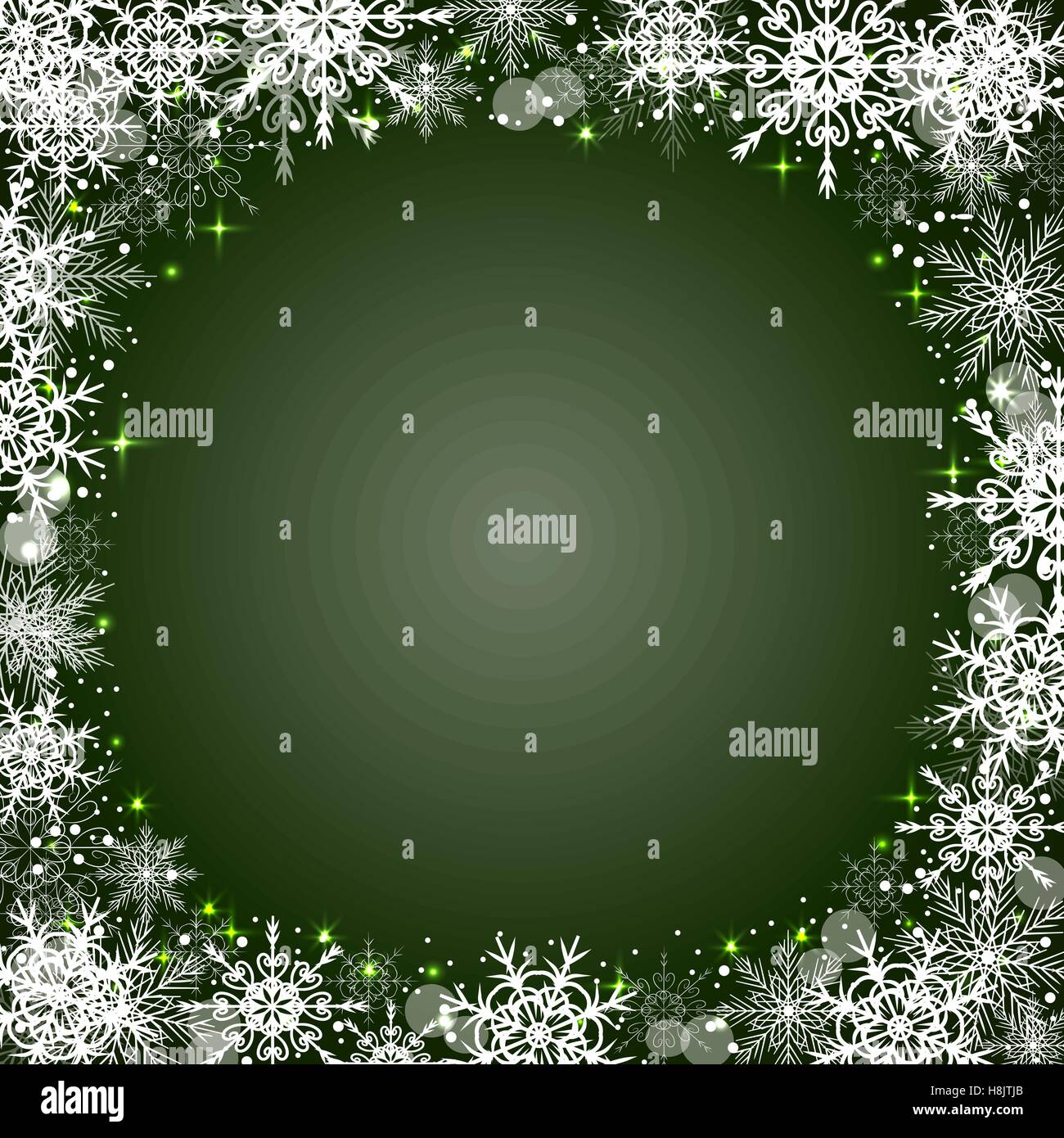Frame made paper christmas Stock Vector Images - Alamy