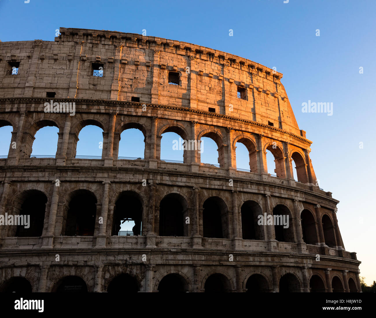 Great Roman Colosseum ( Coliseum, Colosseo ),also known as the Flavian ...