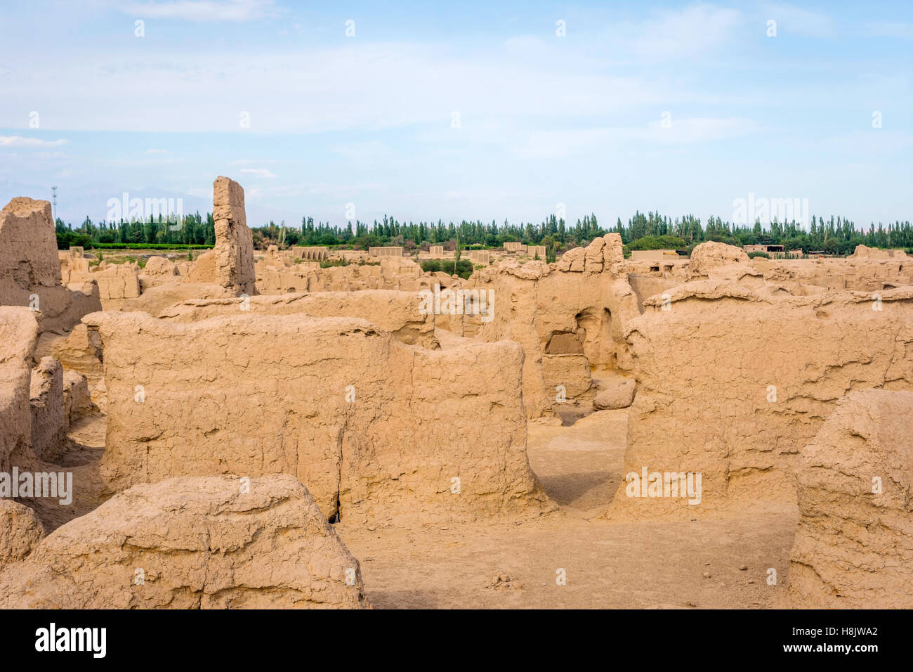 Jiaohe Ancient Ruins, Turpan, Xinjiang Uyghur Autonomous Region, China ...