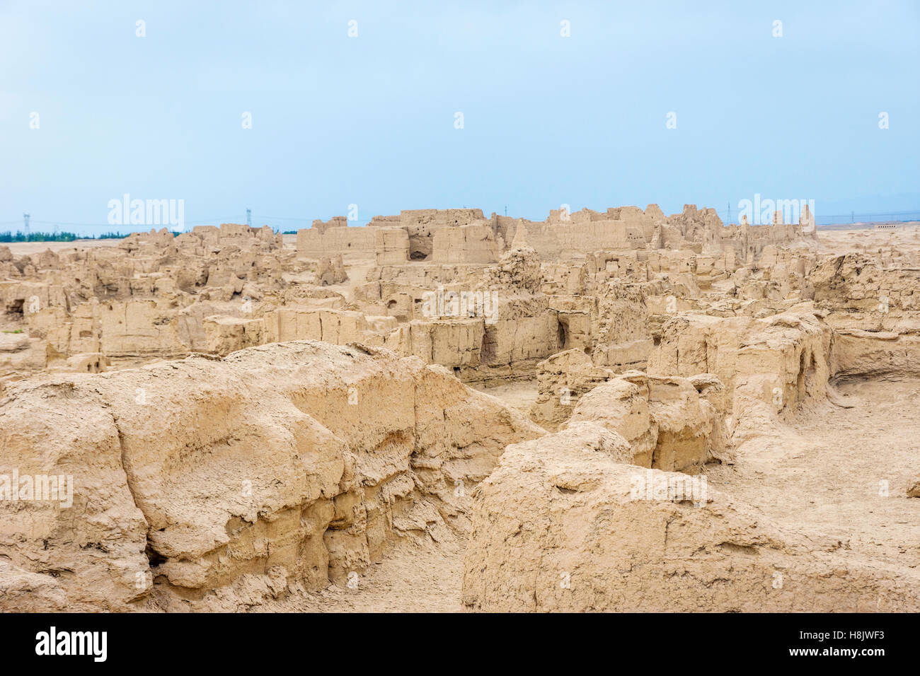 Jiaohe Ancient Ruins, Turpan, Xinjiang Uyghur Autonomous Region, China ...
