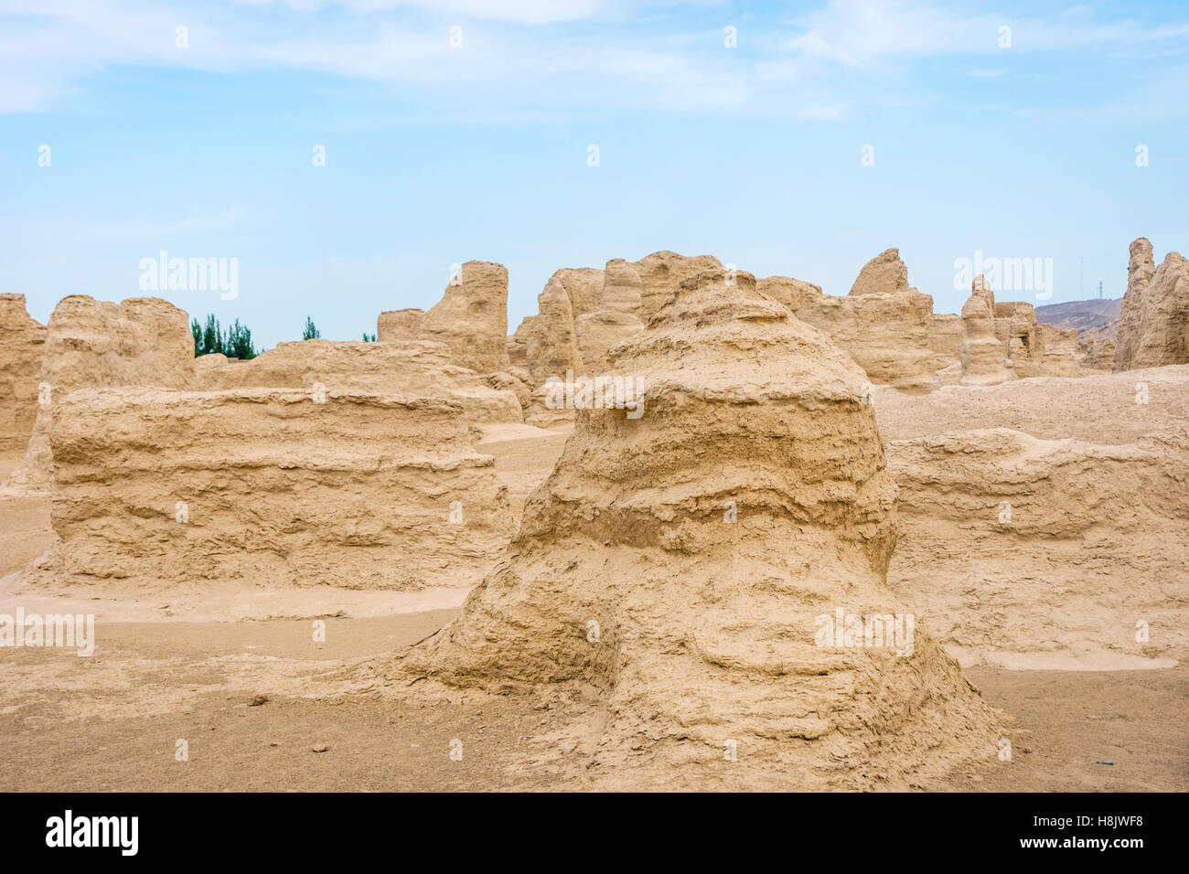 Jiaohe Ancient Ruins, Turpan, Xinjiang Uyghur Autonomous Region, China ...