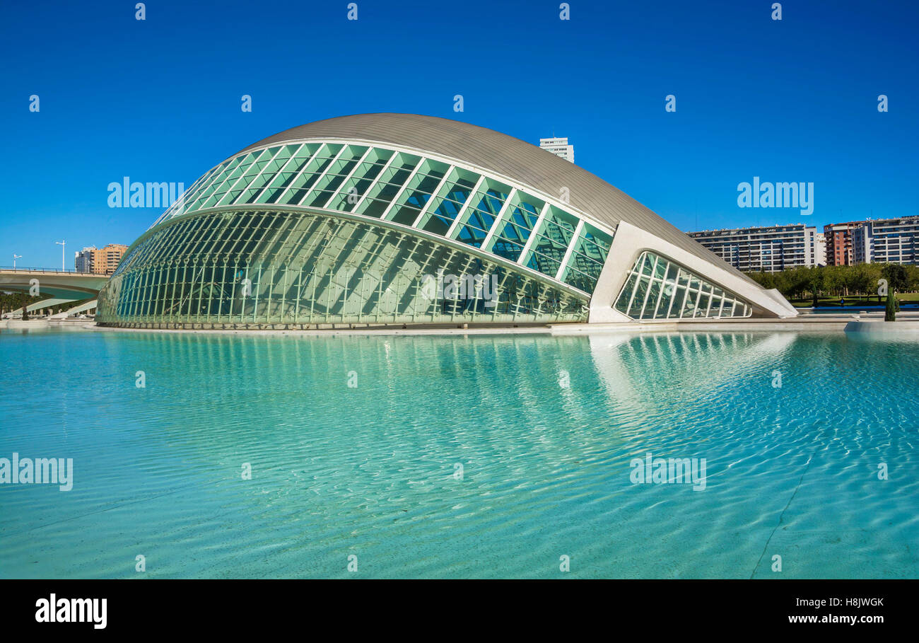City of Arts and Sciences, modern complex architecture in Valencia ...