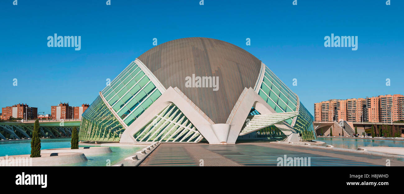 City of Arts and Sciences, modern complex architecture in Valencia ...