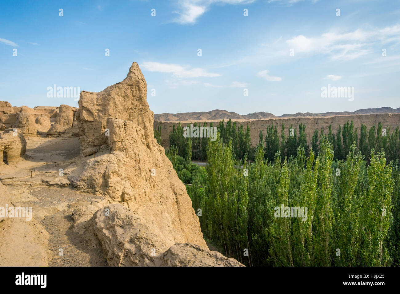 Jiaohe Ancient Ruins, Turpan, Xinjiang Uyghur Autonomous Region, China ...