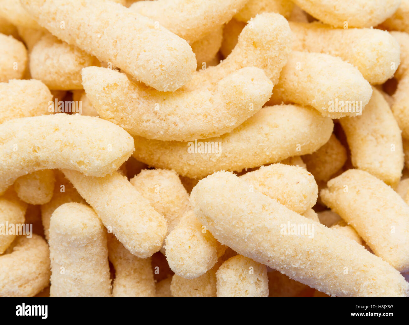 A healthy breakfast. Sweet airy and crunchy corn sticks Stock Photo - Alamy
