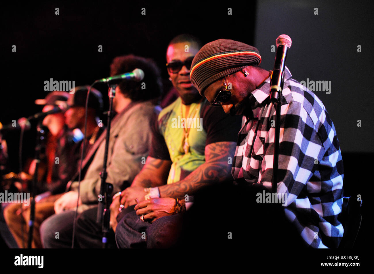 Luke Laird, B.O.B., Evan Bogart, Busta Rhymes and Snoop Lion aka Snoop ...