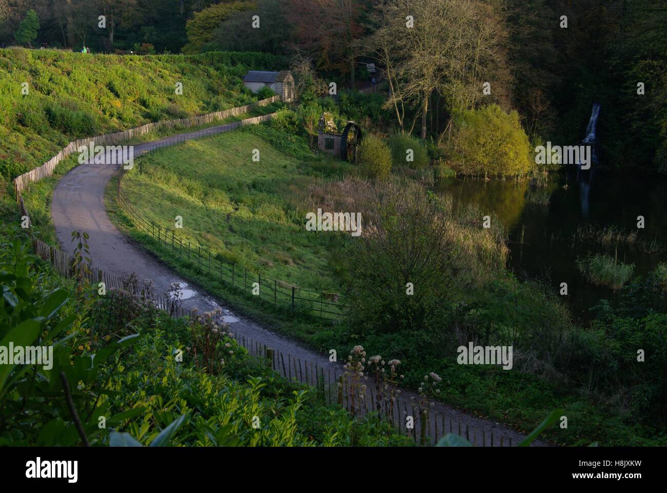 Stourhead autumn walk hi-res stock photography and images - Alamy
