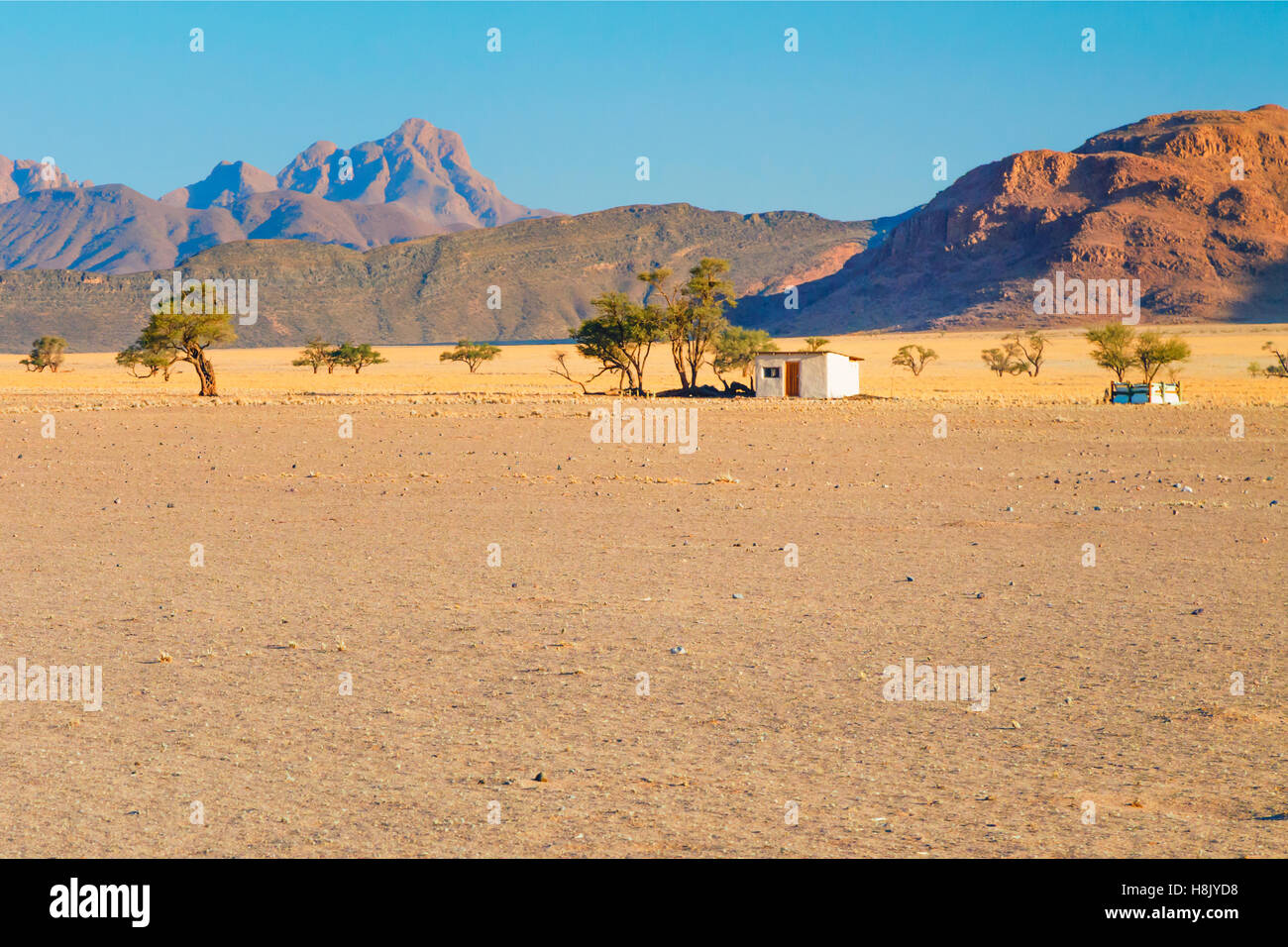 A remote farm in Namib Naukluft, Namibia Stock Photo - Alamy