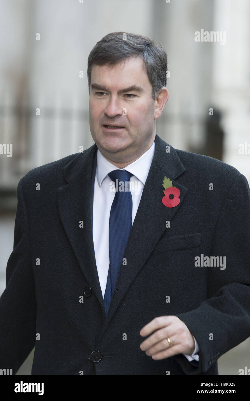 Chief Secretary to the Treasury David Gauke makes his way through ...