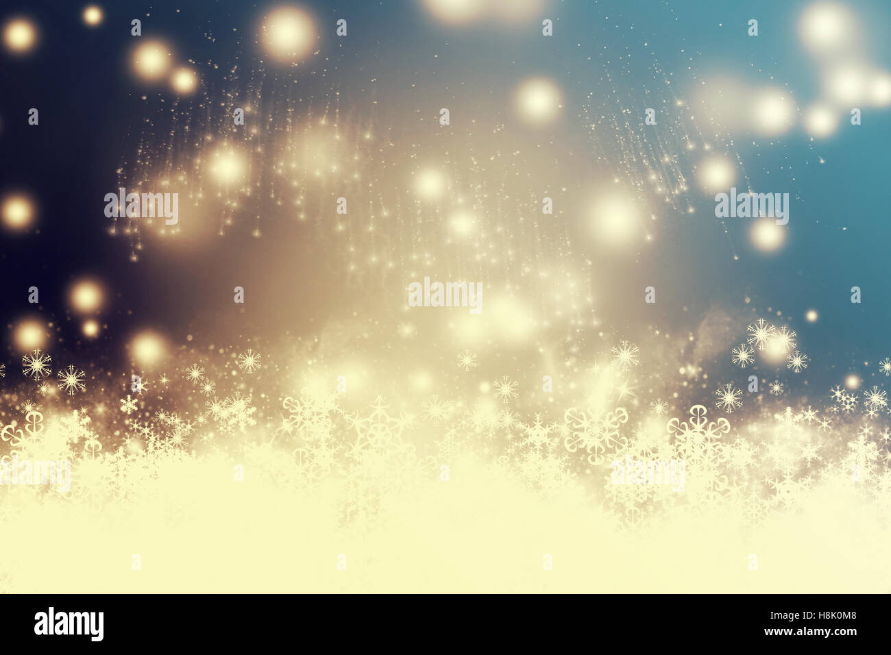 Blue Christmas background with fireworks Stock Photo - Alamy