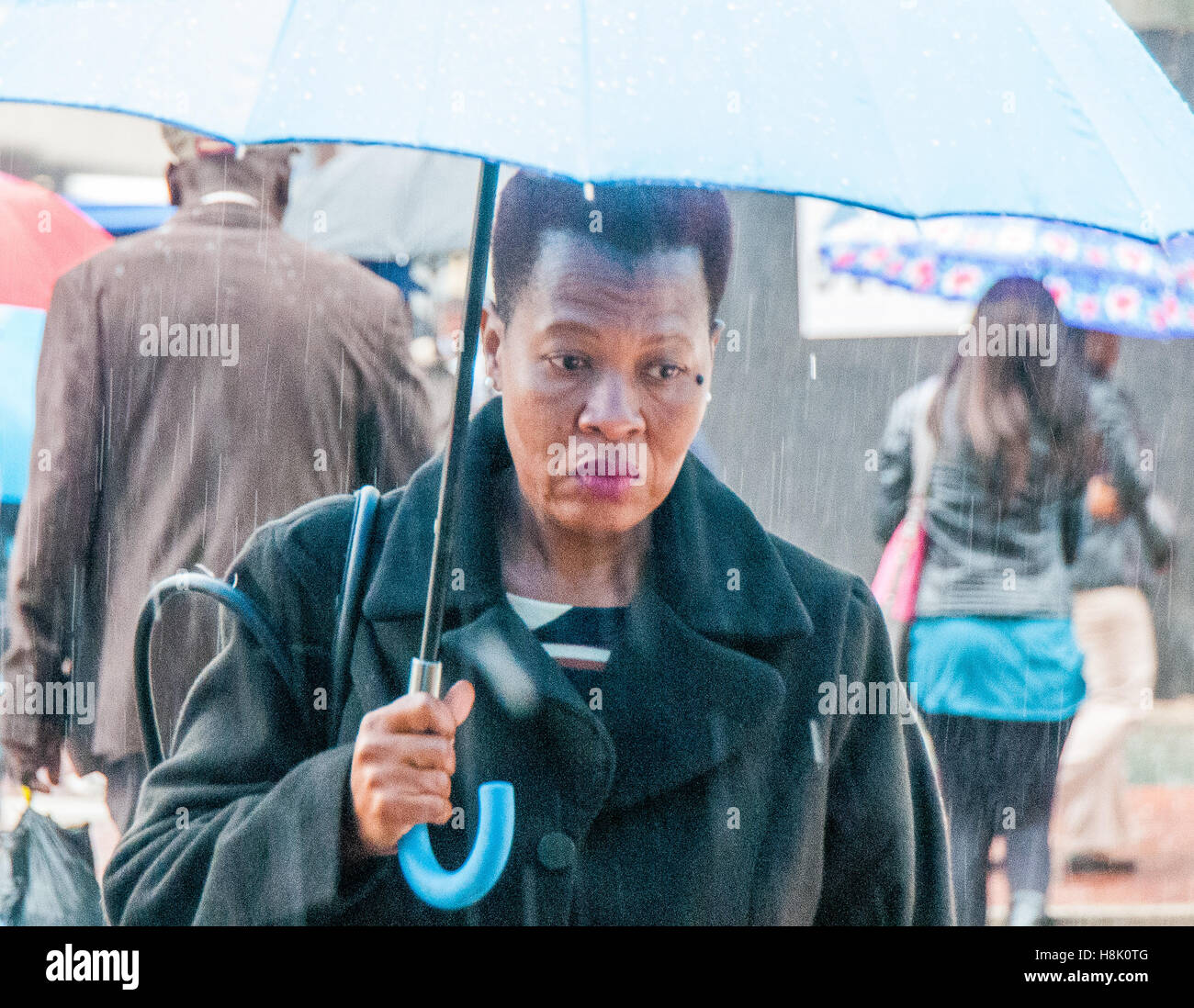 People in the city streets of Durban Stock Photo - Alamy
