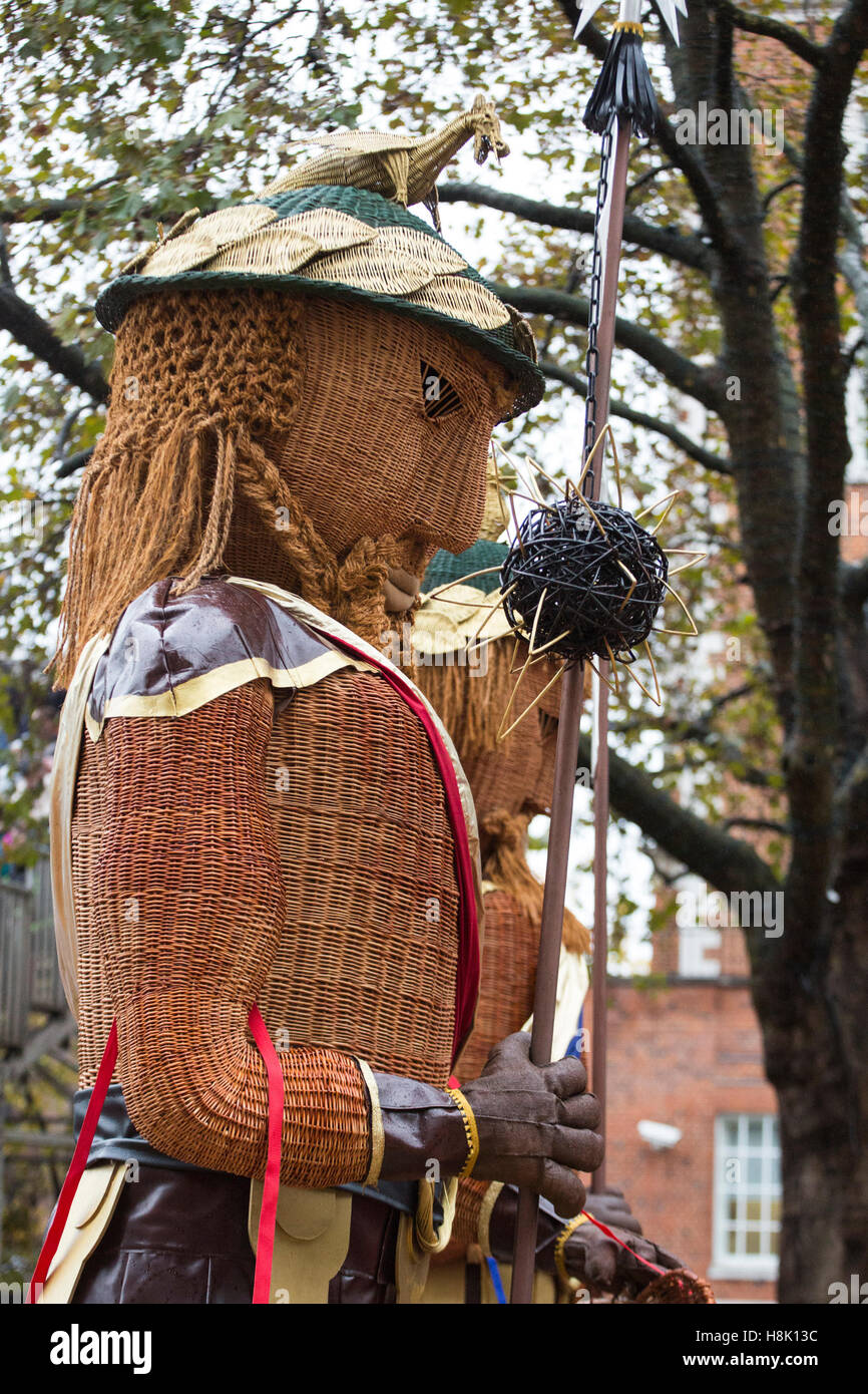 Wicker men, Lord Mayor's Show 2016, London, UK Stock Photo - Alamy