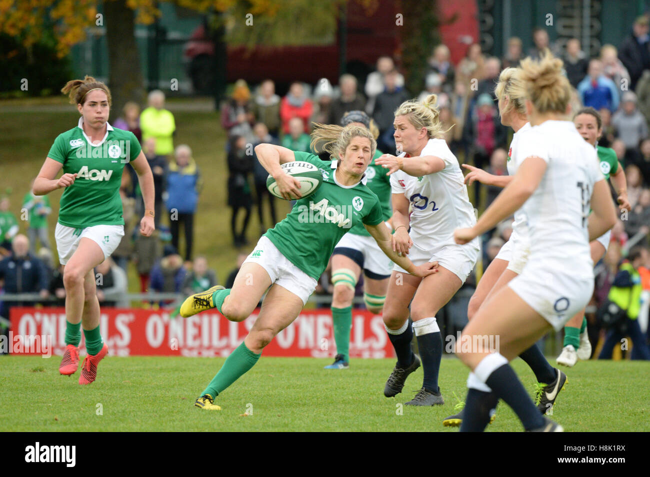 Ireland's Alison Miller during the Old Mutual Wealth Series match at ...
