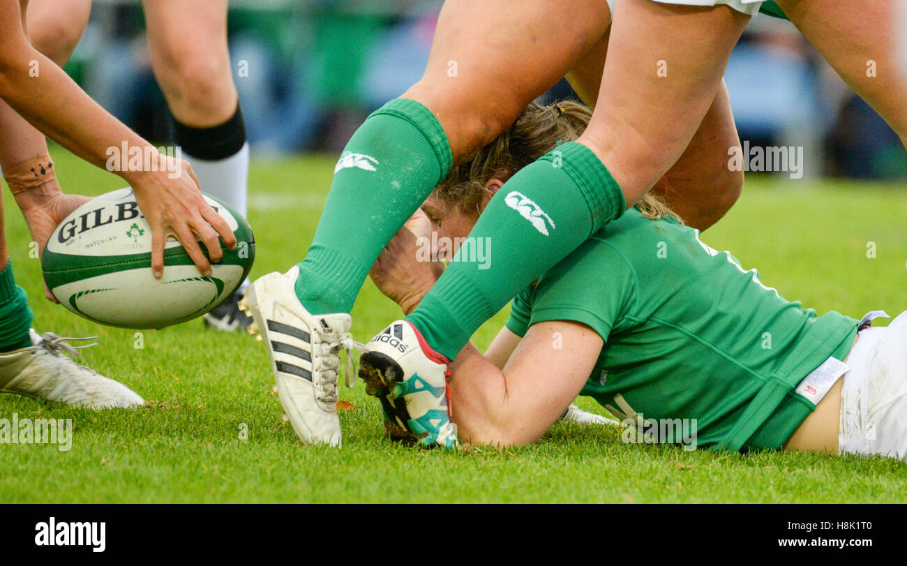 Ireland's Alison Miller during the Old Mutual Wealth Series match at ...